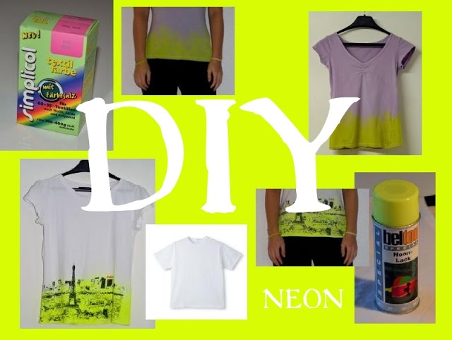 DIY : NEON shirt