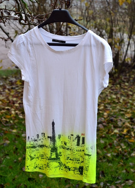 DIY : NEON shirt
