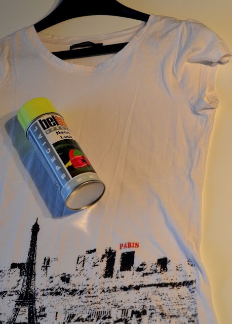 DIY : NEON shirt