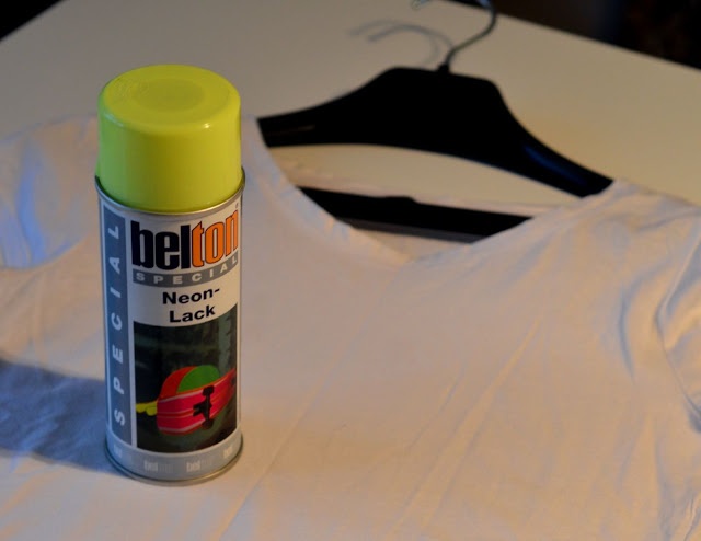 DIY : NEON shirt
